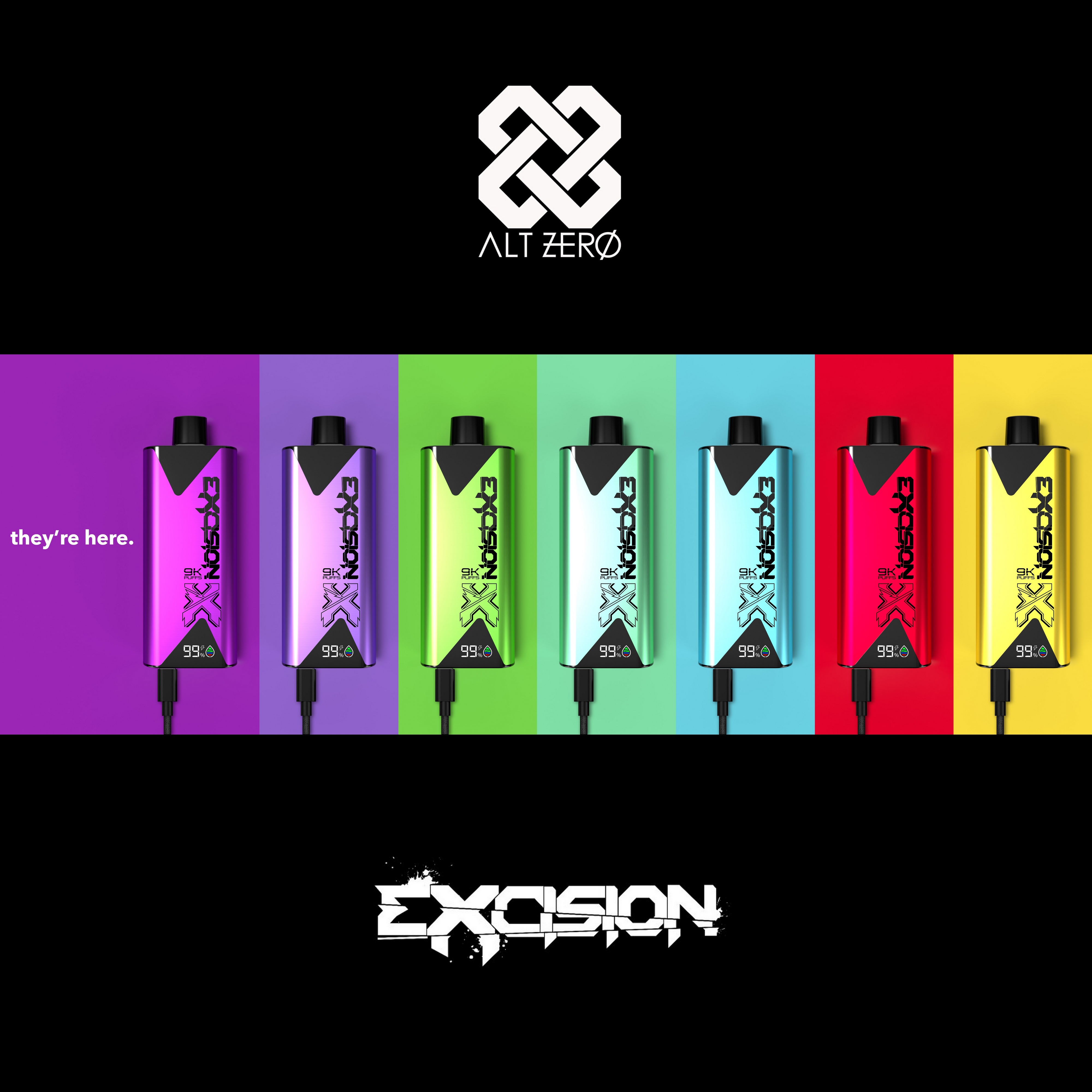 ALT Zero x Excision X9000 Disposable 4%, 2deal