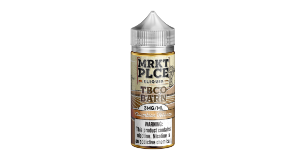 MRKT PLCE TBCO Barn - Colombian Tobacco 100mL, tobacco barn