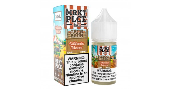MRKT PLCE TBCO Barn Salt - California Tobacco 30mL, tobacco barn