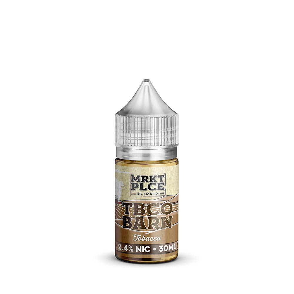MRKT PLCE TBCO Barn Salt - Tobacco 30mL, tobacco barn