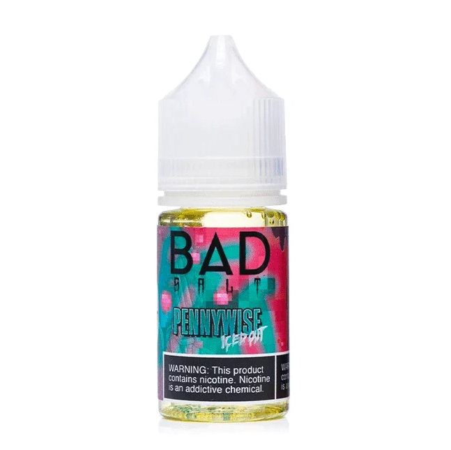 BAD Salt by BAD DRIP Labs - PENNYWISE ICED OUT 30mL, clown circus salts