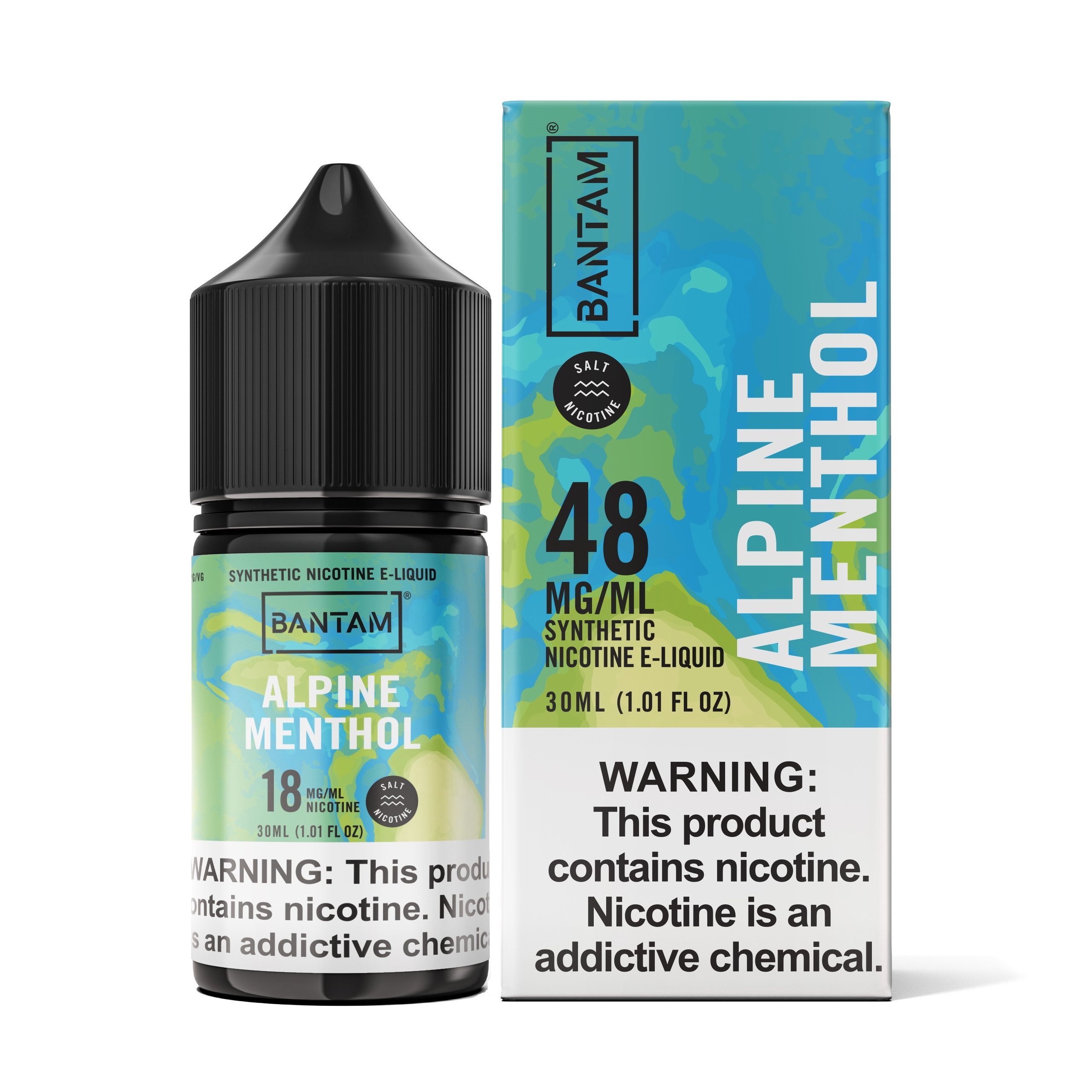 Bantam Synthetic Salt - Alpine Menthol 30mL, cali kiwi frost