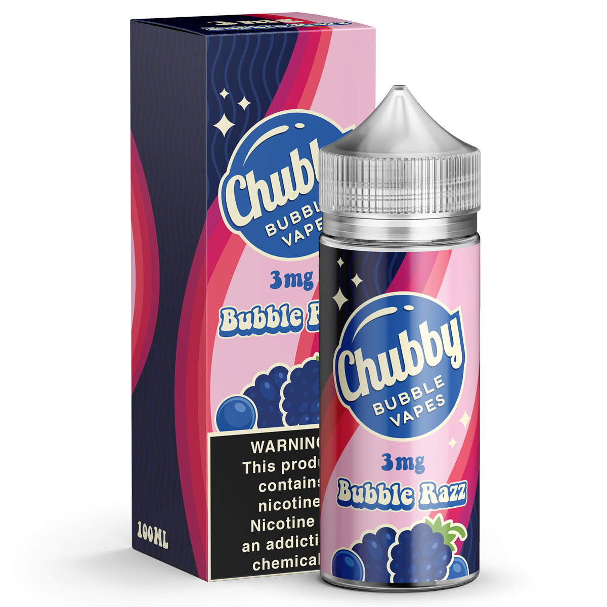 Chubby Bubble Vapes - Bubble Razz 100mL