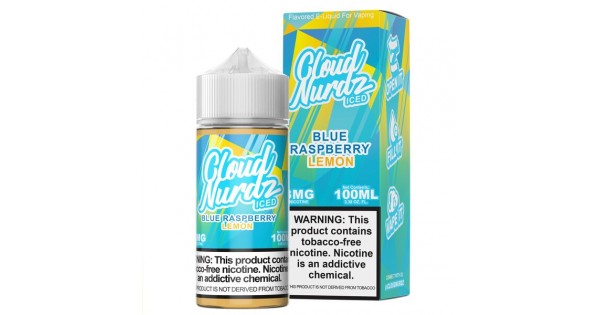 Cloud Nurdz Synthetic - Blue Raspberry Lemon ICED 100mL