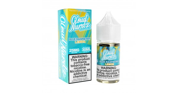 Cloud Nurdz Synthetic Salt - Blue Raspberry Lemon ICED 30mL
