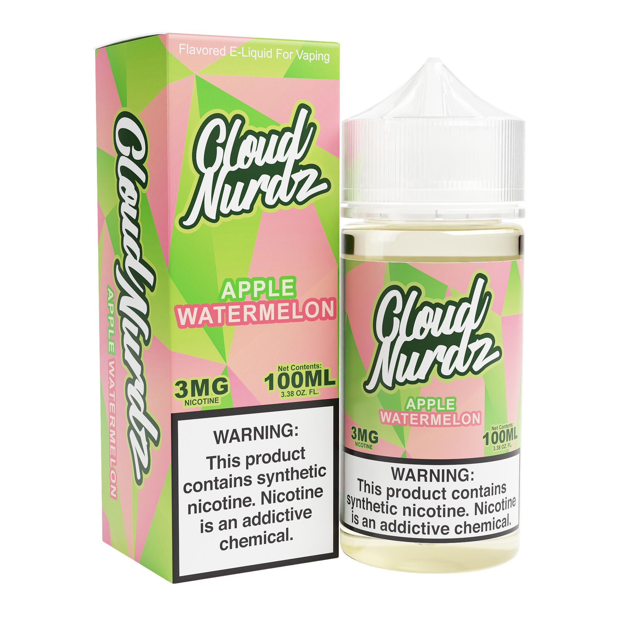 Cloud Nurdz Synthetic - Watermelon Apple 100mL