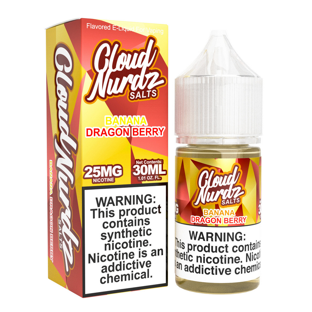 Cloud Nurdz Synthetic Salt - Banana Dragon Berry 30mL