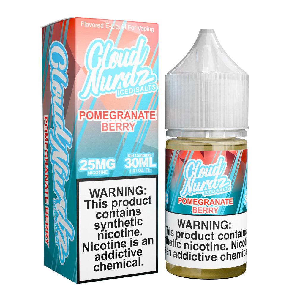 Cloud Nurdz Synthetic Salt - Pomegranate Berry ICED 30mL