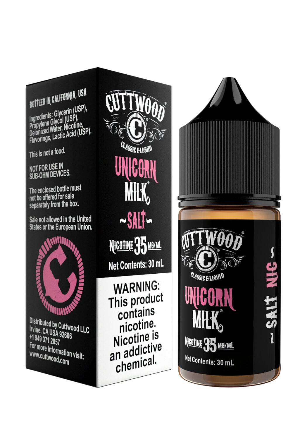 Unicorn 120 Unicorn Milk Cuttwood Liquido Shot 20ml Nic Salts Australia