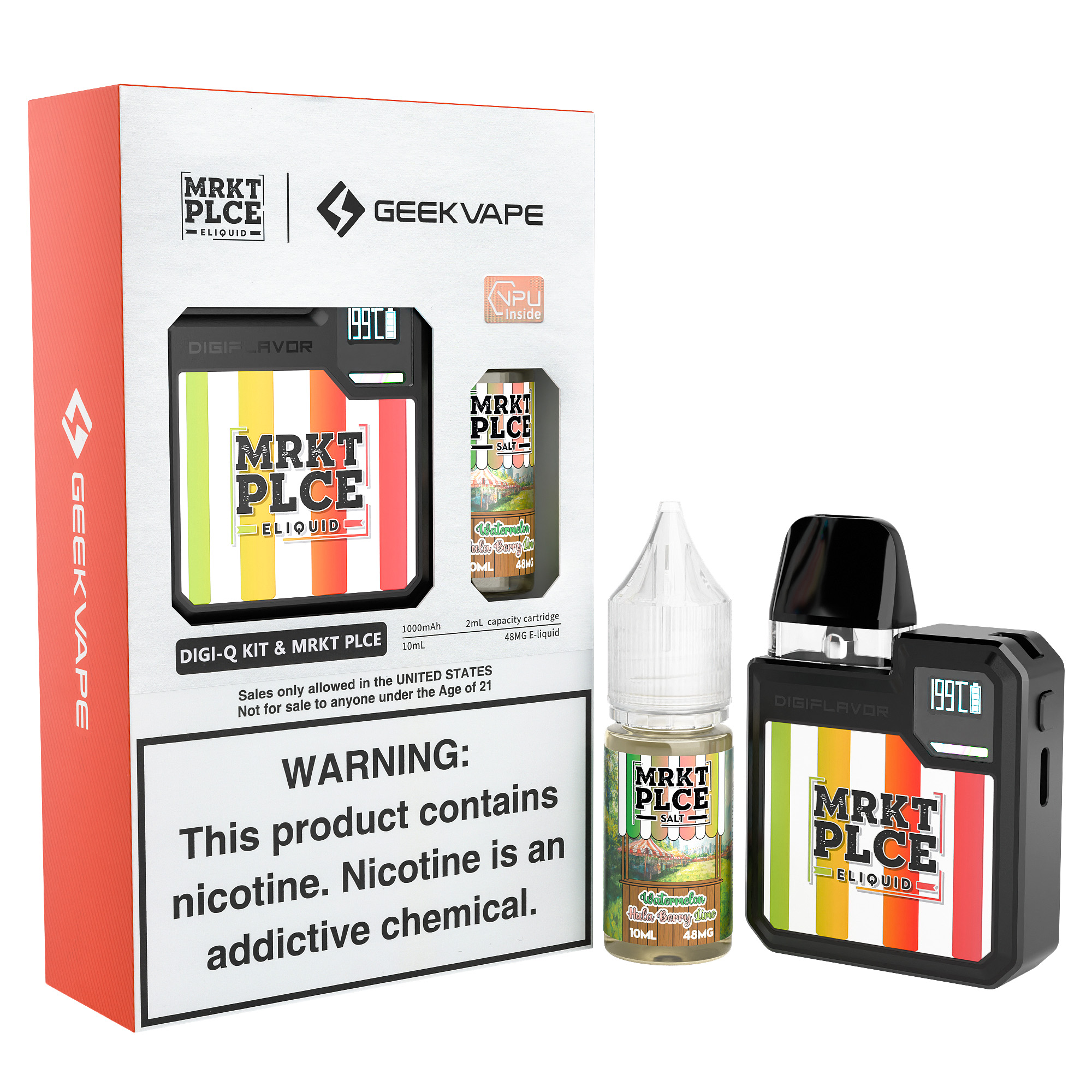 MRKT PLCE Salt x GeekVape - E-Liquid + Device Bundle
