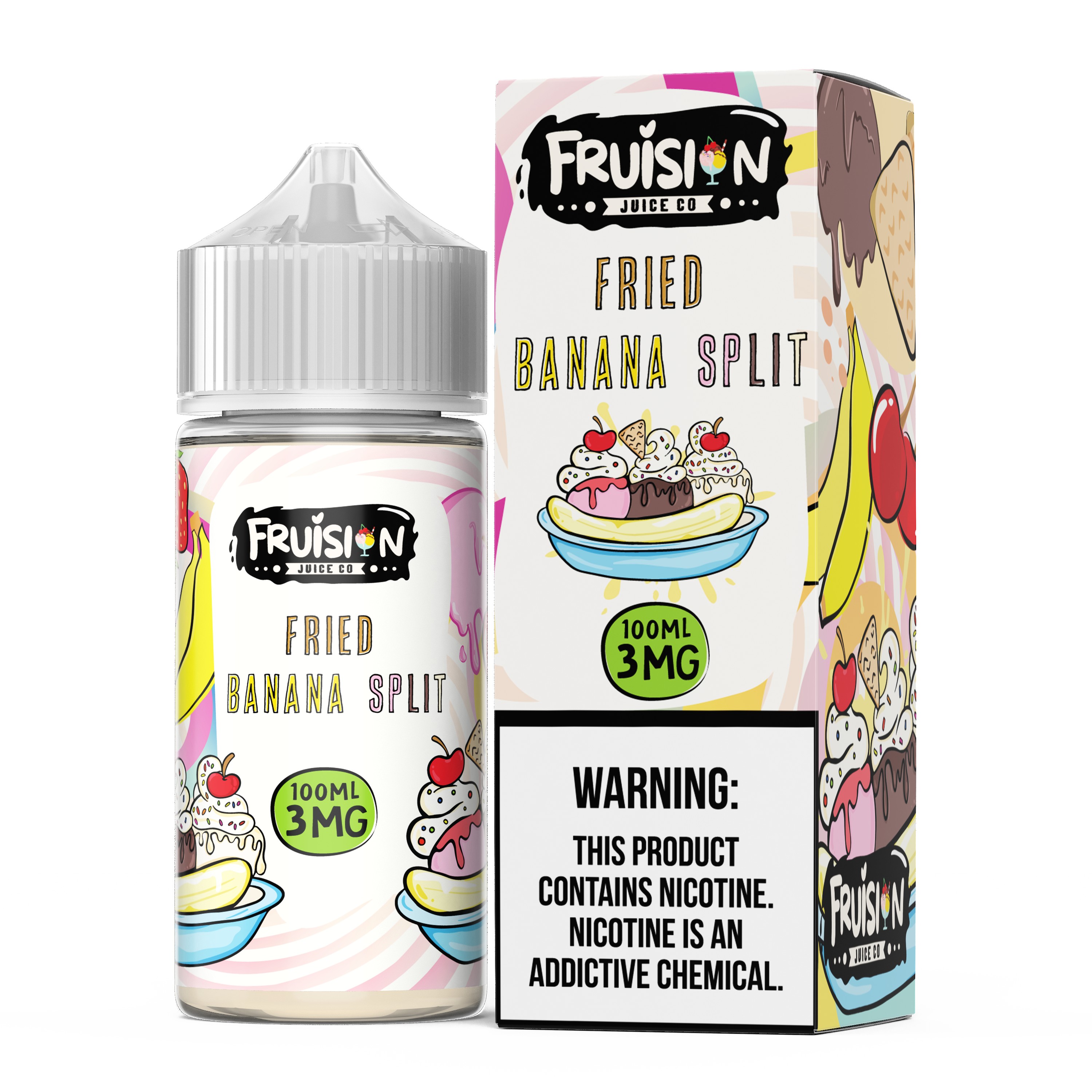 Fruision Juice Co - Fried Banana Split 100mL