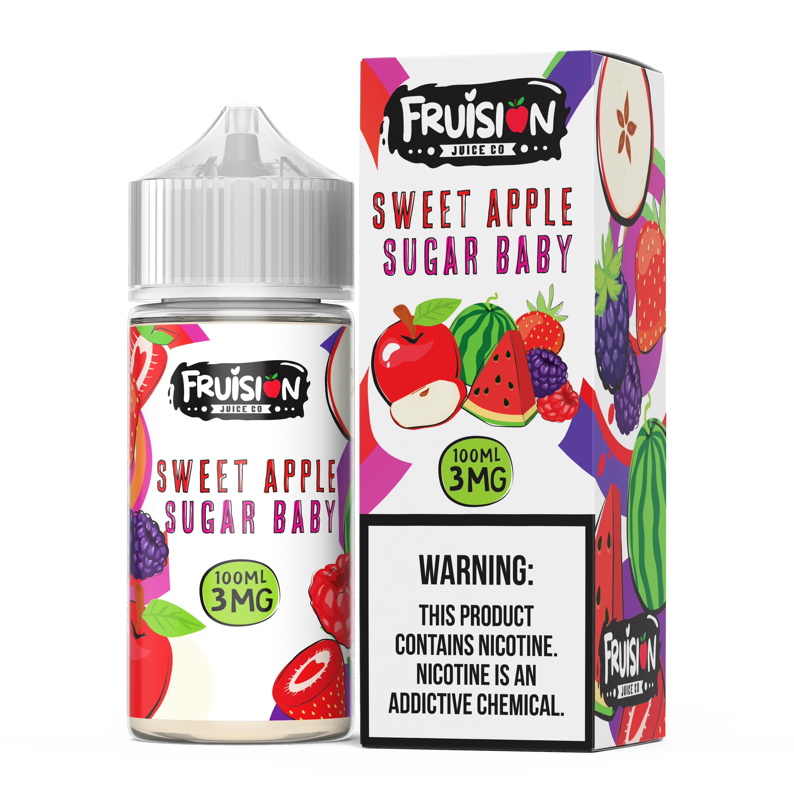 Fruision Juice Co - Sweet Apple Sugar Baby 100mL