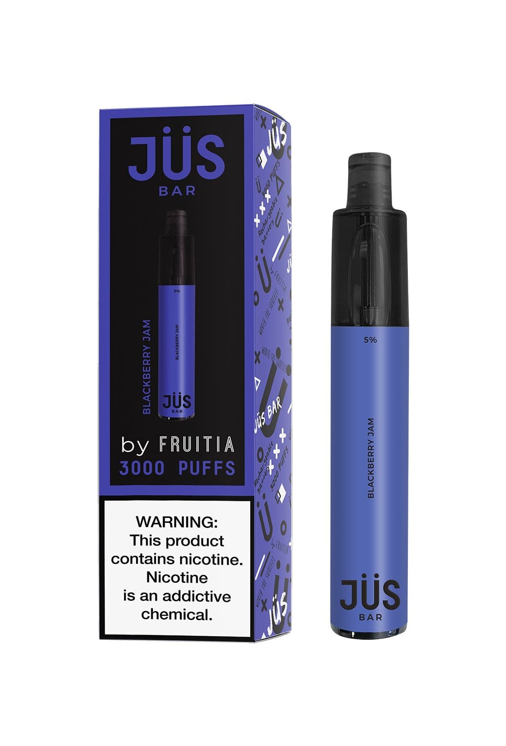 Jus Bar Disposable 5% Fruitia