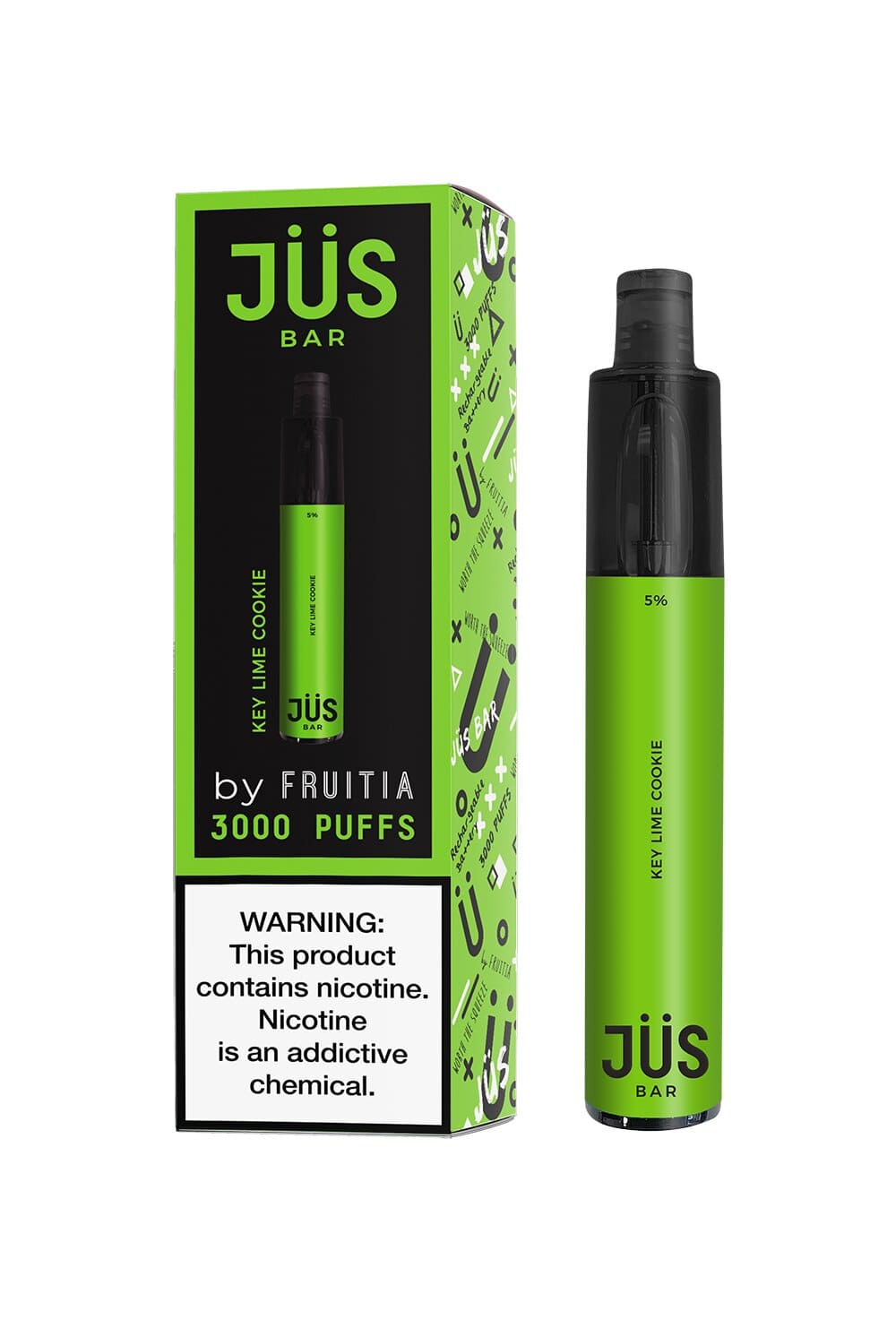 Jus Bar Disposable 5% Fruitia