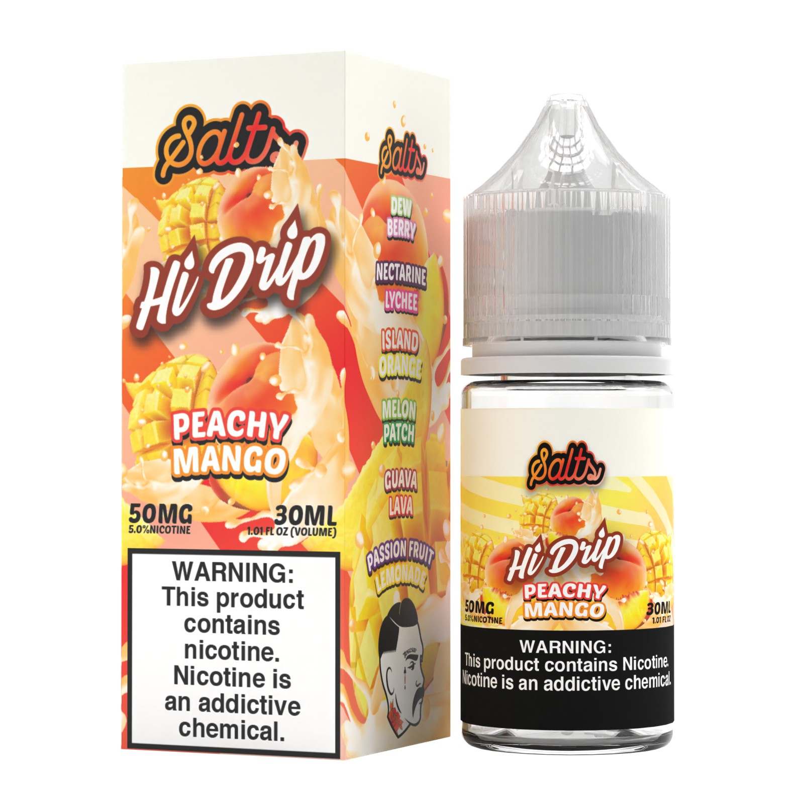 Hi-Drip Salt - Peachy Mango 30mL Mango Peach
