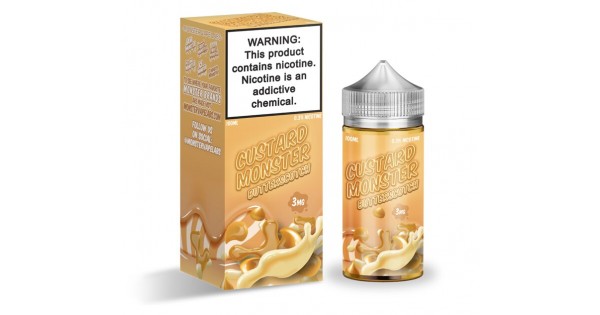Custard MONSTER Synthetic - Butterscotch Custard 100mL, custard monster