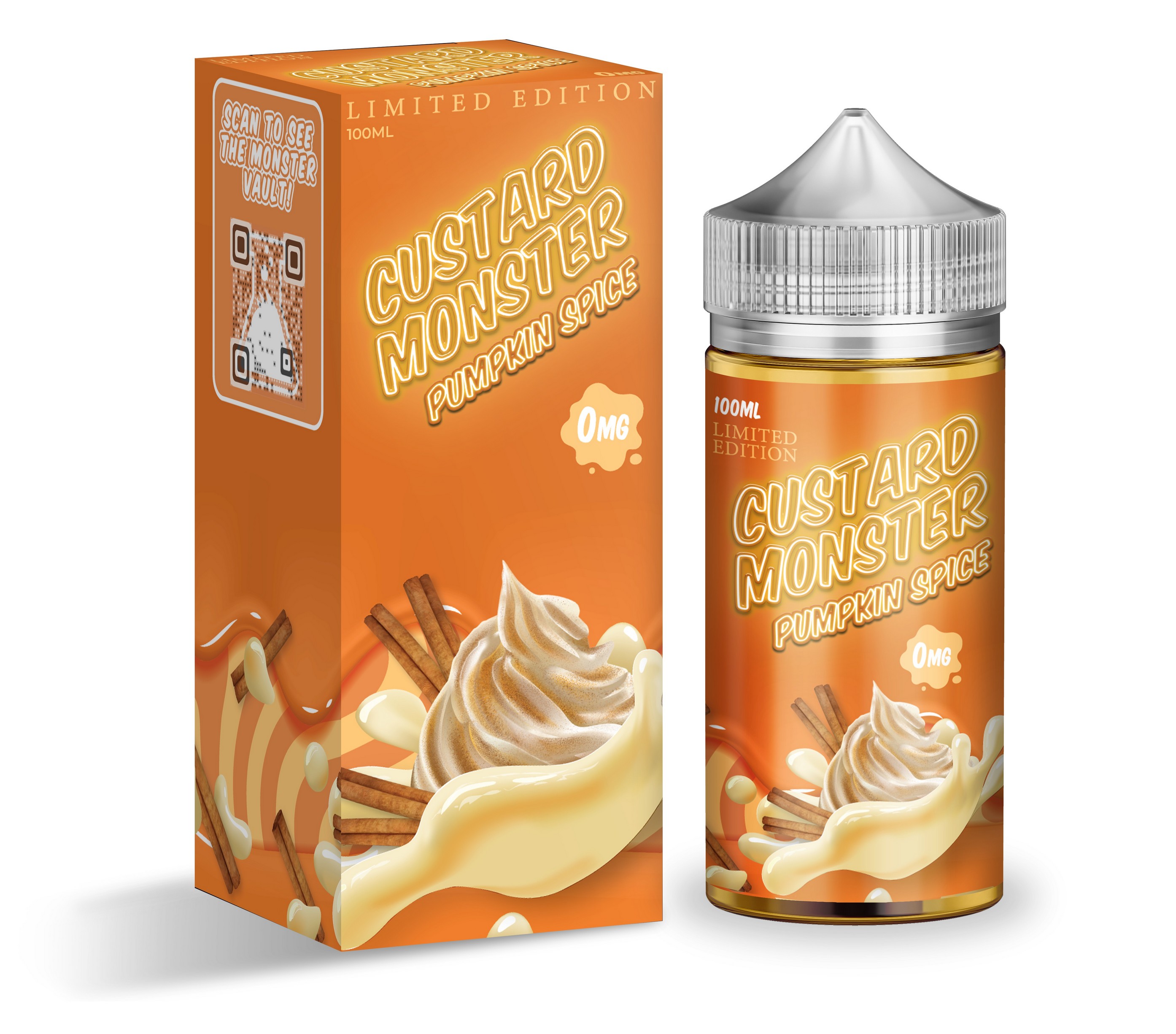 Custard MONSTER Synthetic - Pumpkin Spice Custard 100mL, custard monster