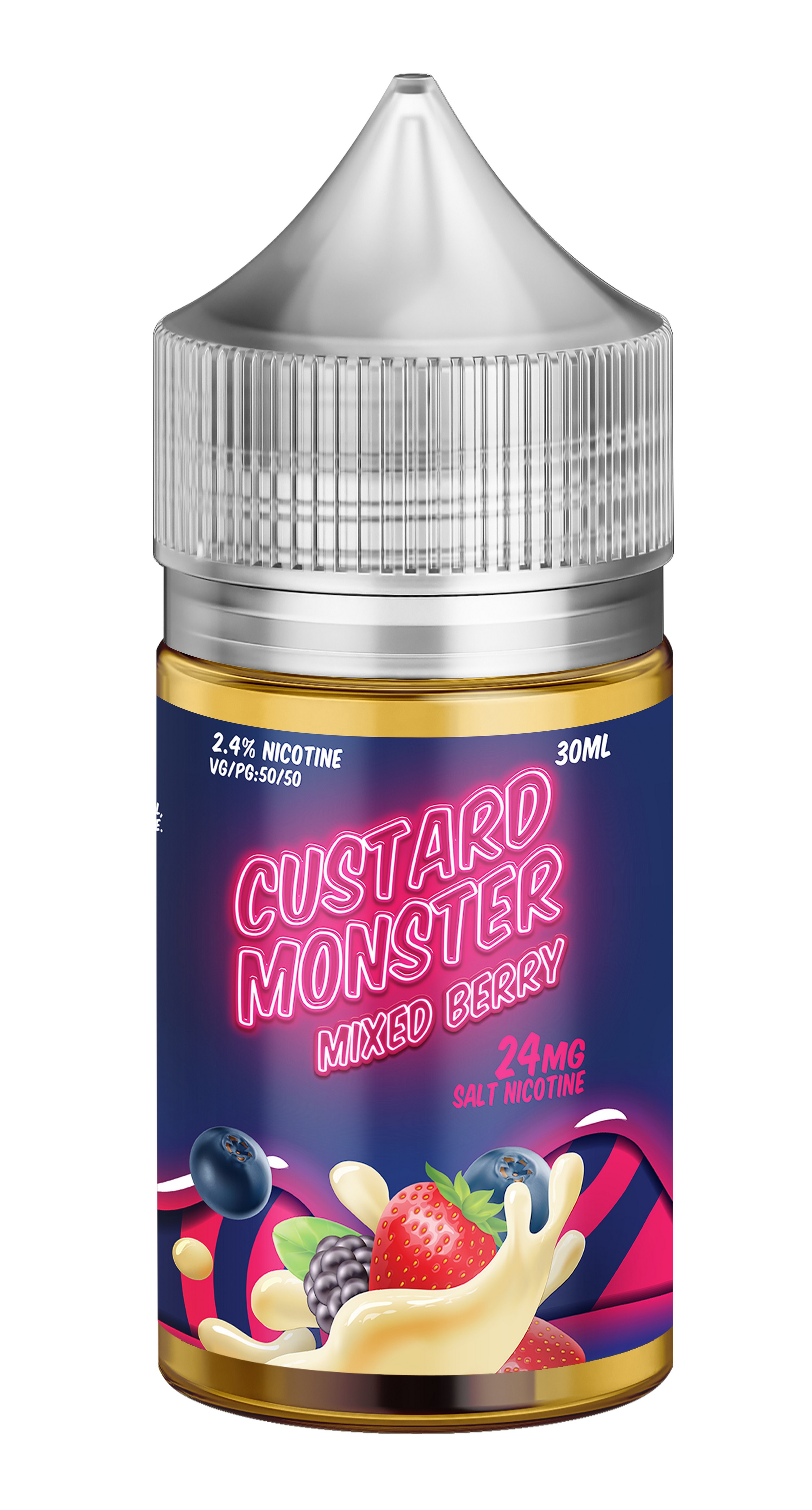 Custard MONSTER Synthetic Salt - Mixed Berry Custard 30mL, custard ...
