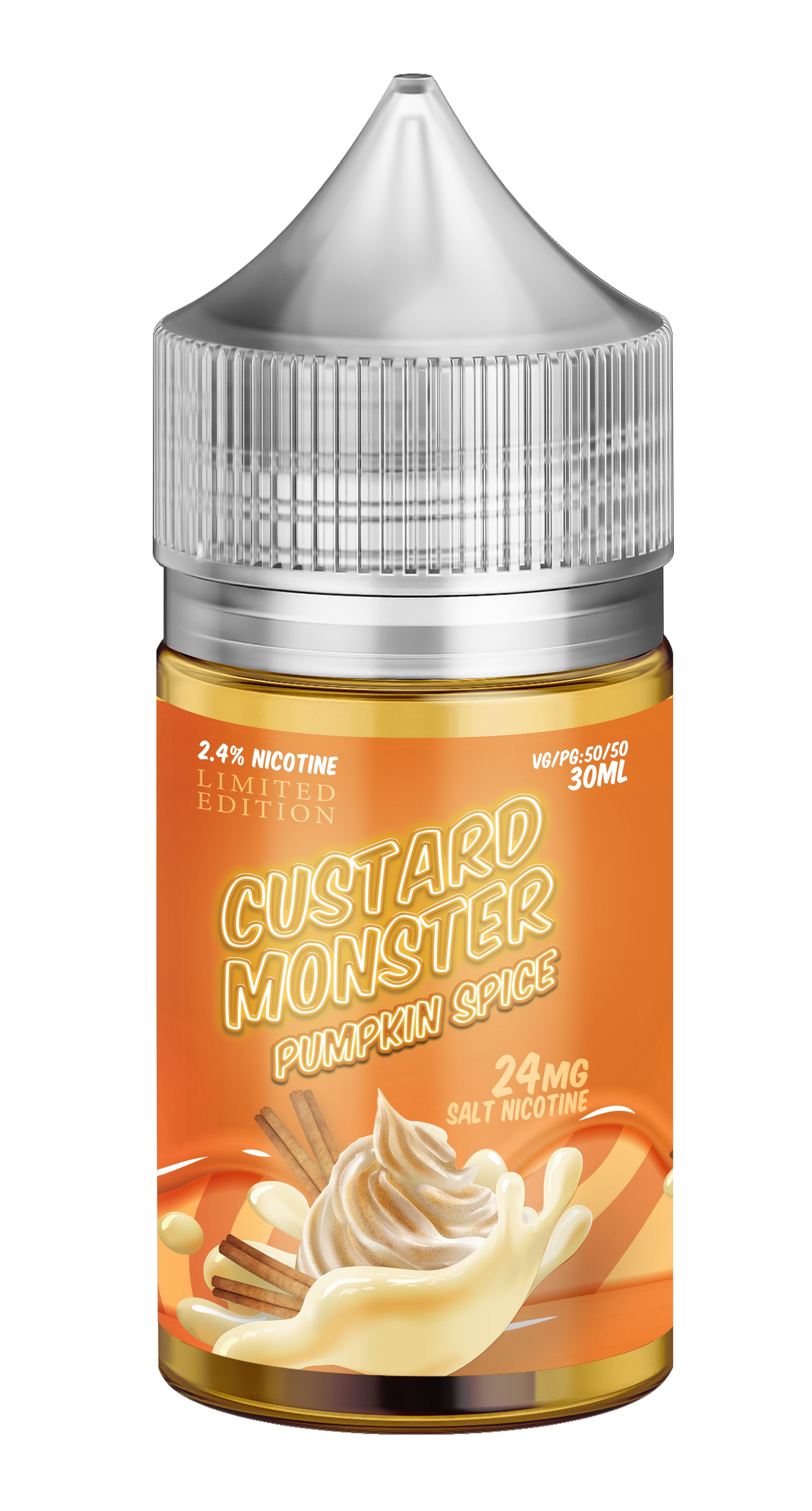 Custard MONSTER Synthetic Salt - Pumpkin Spice Custard 30mL, custard ...
