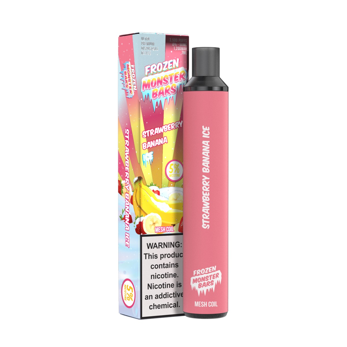 Monster Bar 3500 Disposable 5%, jam monster, monster vape labs ...