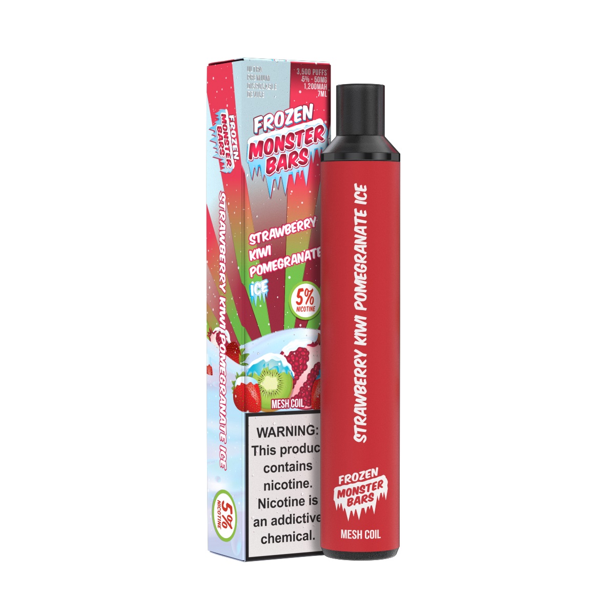 Monster Bar 3500 Disposable 5%, jam monster, monster vape labs ...