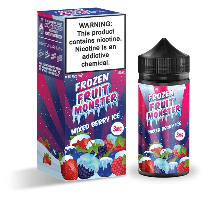 Frozen Fruit MONSTER Synthetic - Mixed Berry ICE 100mL, frozen fruit ...