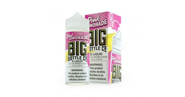 Big Bottle Co - Pink Lemonade 120mL doctor big vapes bams cannoli khali ...