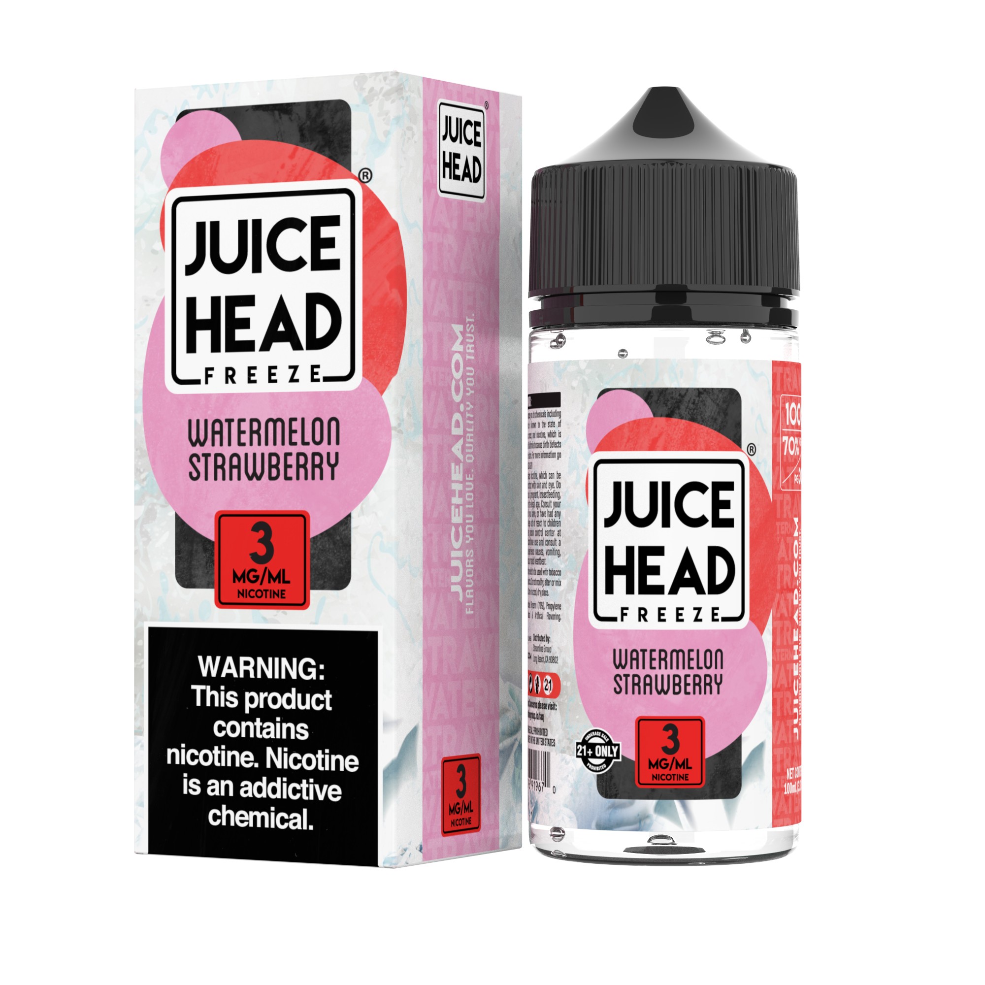 Juice Head - Watermelon Strawberry FREEZE 100mL, juice head freeze