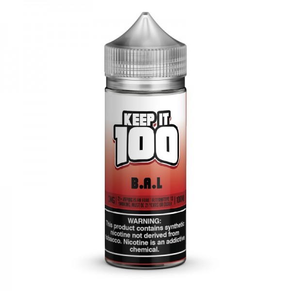 Keep It 100 Synthetic - B.A.L 100mL (Berry Au Lait)