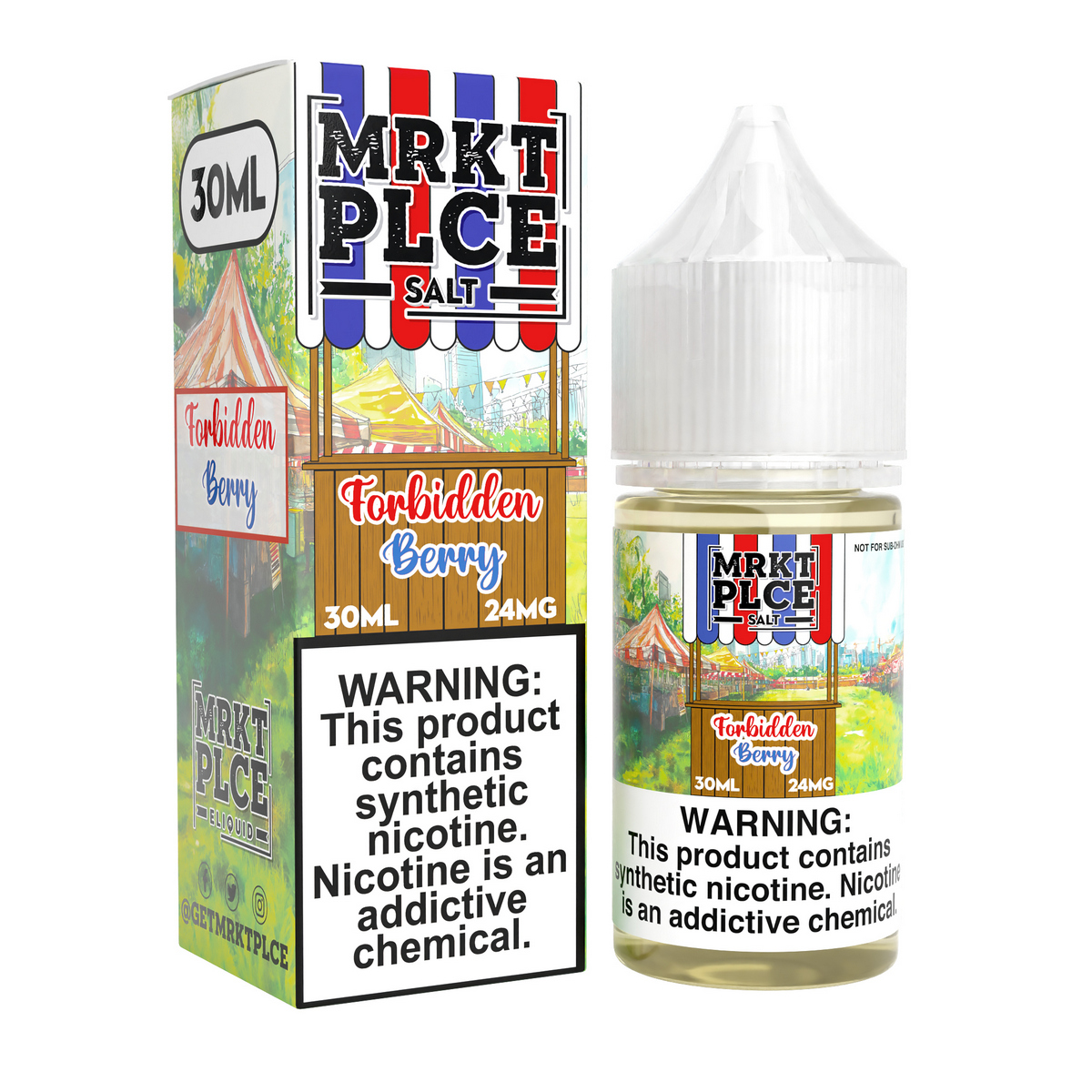 MRKT PLCE Salt - Forbidden Berry 30mL