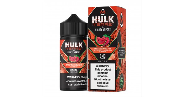 Hulk Tears by Mighty Vapors - Watermelon Straw-Melon Chew 100mL