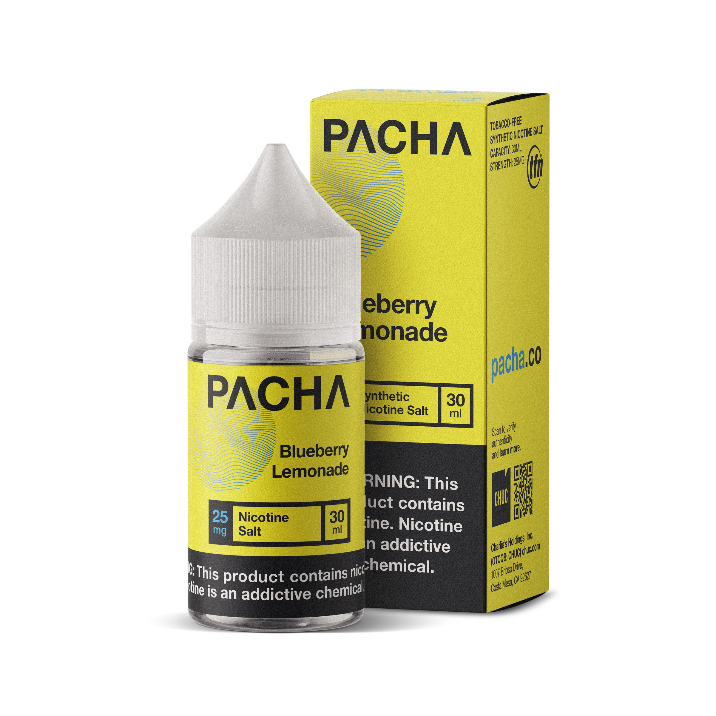 Pacha Mama Synthetic Salt - Blueberry Lemonade 30mL