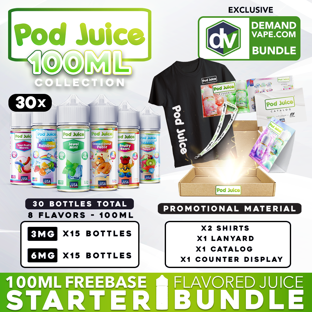 Pod Juice 100mL Freebase Starter Bundle