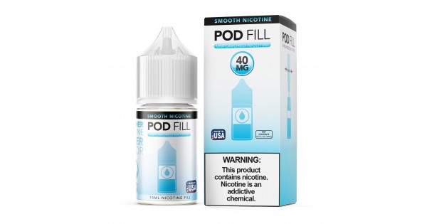 Pod Fill Unflavored Salt Nicotine Base 15mL - 40mg, pod juice