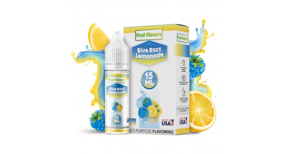 Pod Flavors Multi-Purpose Flavoring 15mL - Blue Razz Lemonade, pod ...