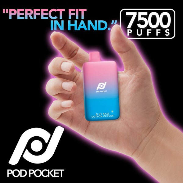 Pod Juice Pod Pocket 7500 Puffs Slim Smart Disposable 5%