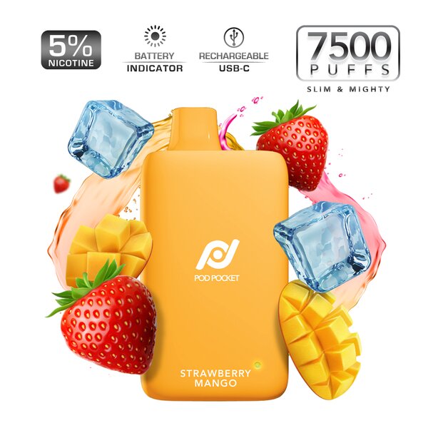 Pod Juice Pod Pocket 7500 Puffs Slim Smart Disposable 5%