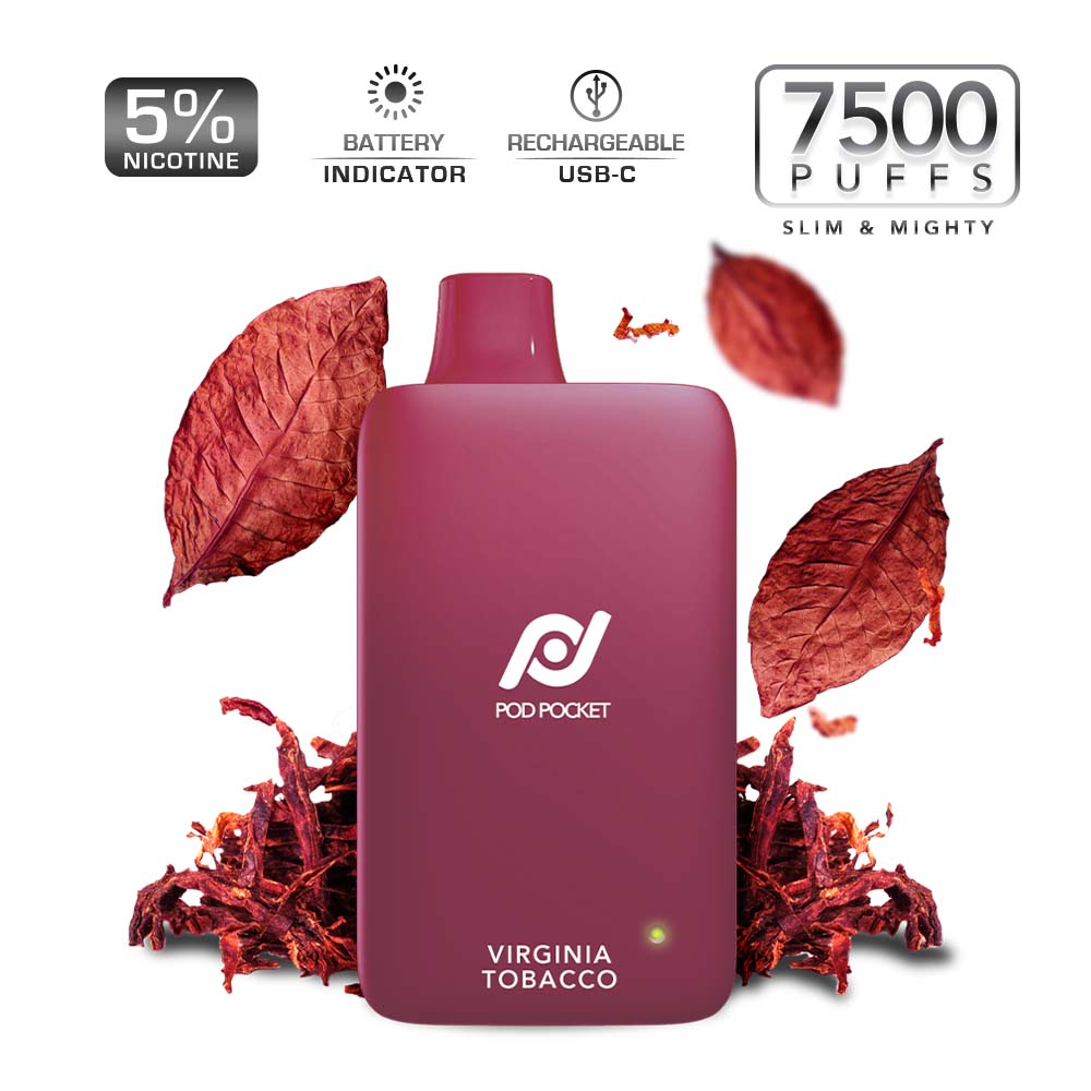 Pod Juice Pod Pocket 7500 Puffs Slim Smart Disposable 5%