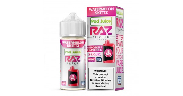 RAZ x Pod Juice Synthetic - Watermelon Skittz 100mL