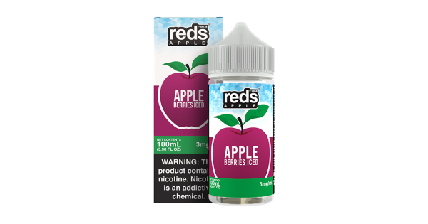 Reds Apple - Apple Berries Iced 100mL, 7daze, daze, fusion