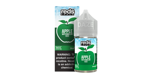 Reds Apple Salt - Apple Watermelon Iced 30mL, 7daze, daze, fusion