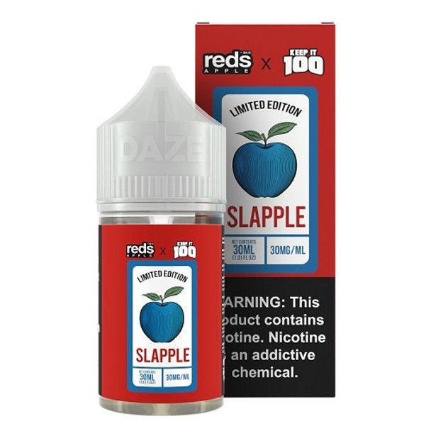 7 Daze Reds x Keep It 100 Synthetic Salt - Slapple 30mL, 7daze, daze ...