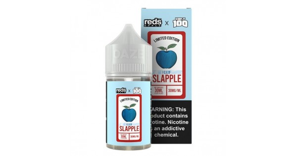 7 Daze Reds x Keep It 100 Synthetic Salt - Slapple ICED 30mL, 7daze ...