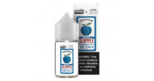 7 Daze Reds x Keep It 100 Synthetic Salt - Slapple Menthol 30mL, 7daze ...