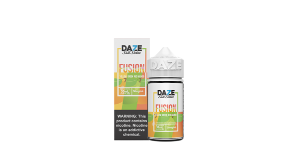 Daze Fusion Synthetic Salt - Yellow Green Red Mango 30mL, reds, reds ...