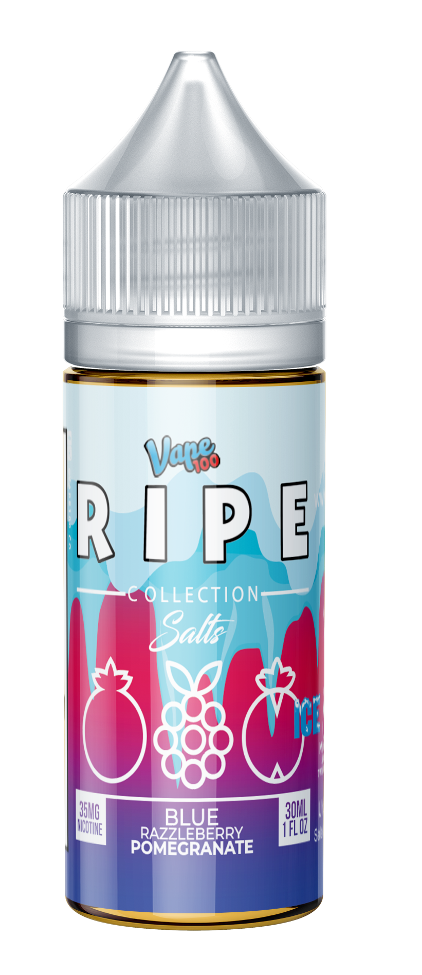 Ripe Salts - Blue Razzleberry Ice 30mL