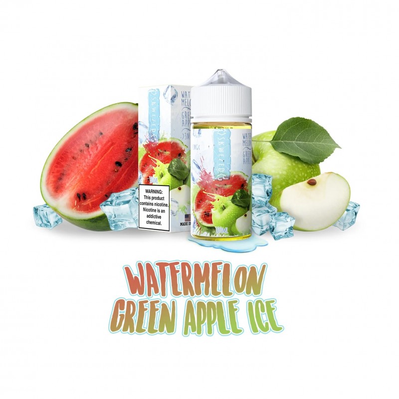SKWĒZED ICE MIX - Watermelon Green Apple Ice 100mL
