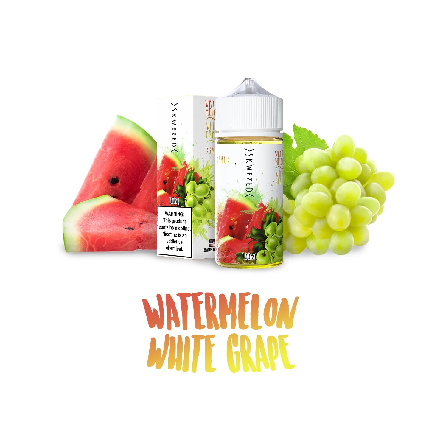 SKWĒZED MIX - Watermelon White Grape 100mL