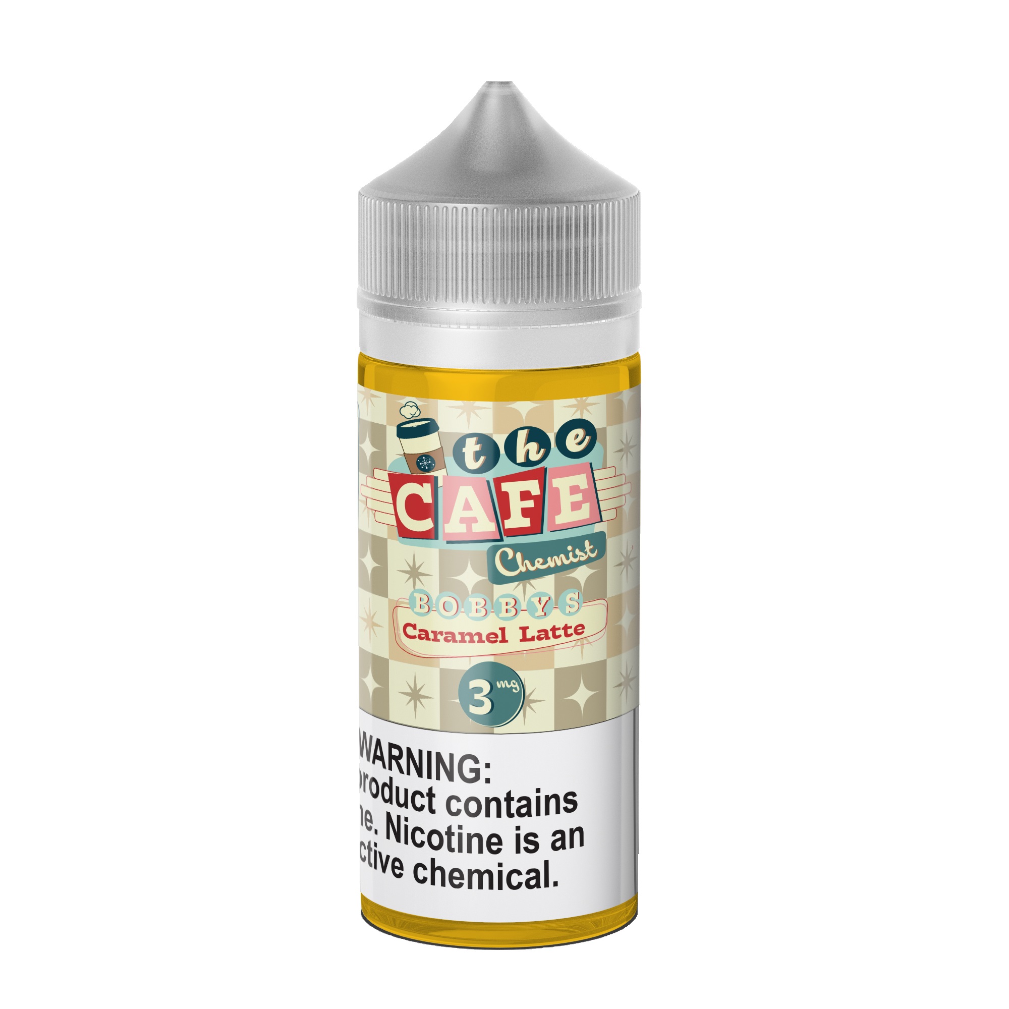 The Cloud Chemist - Bobby's Caramel Latte 100mL, the cafe chemist