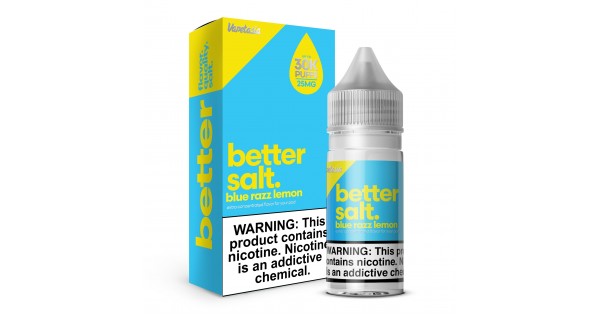 Better Salt by Vapetasia - Blue Razz Lemon 30mL, vapetasia better salt